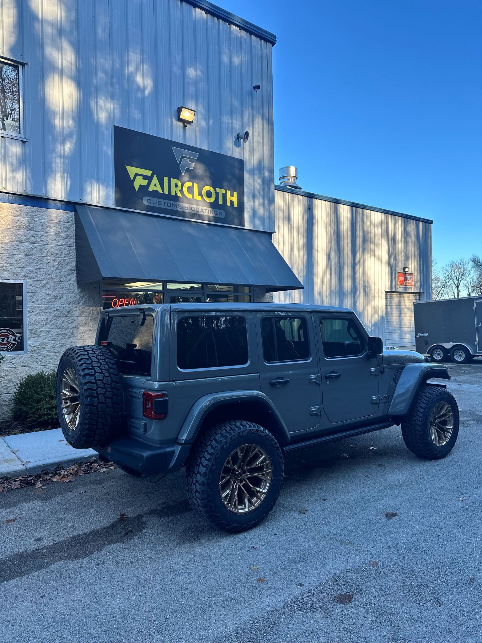 2021 Jeep Wrangler JLU - Faircloth Customs & Coatings