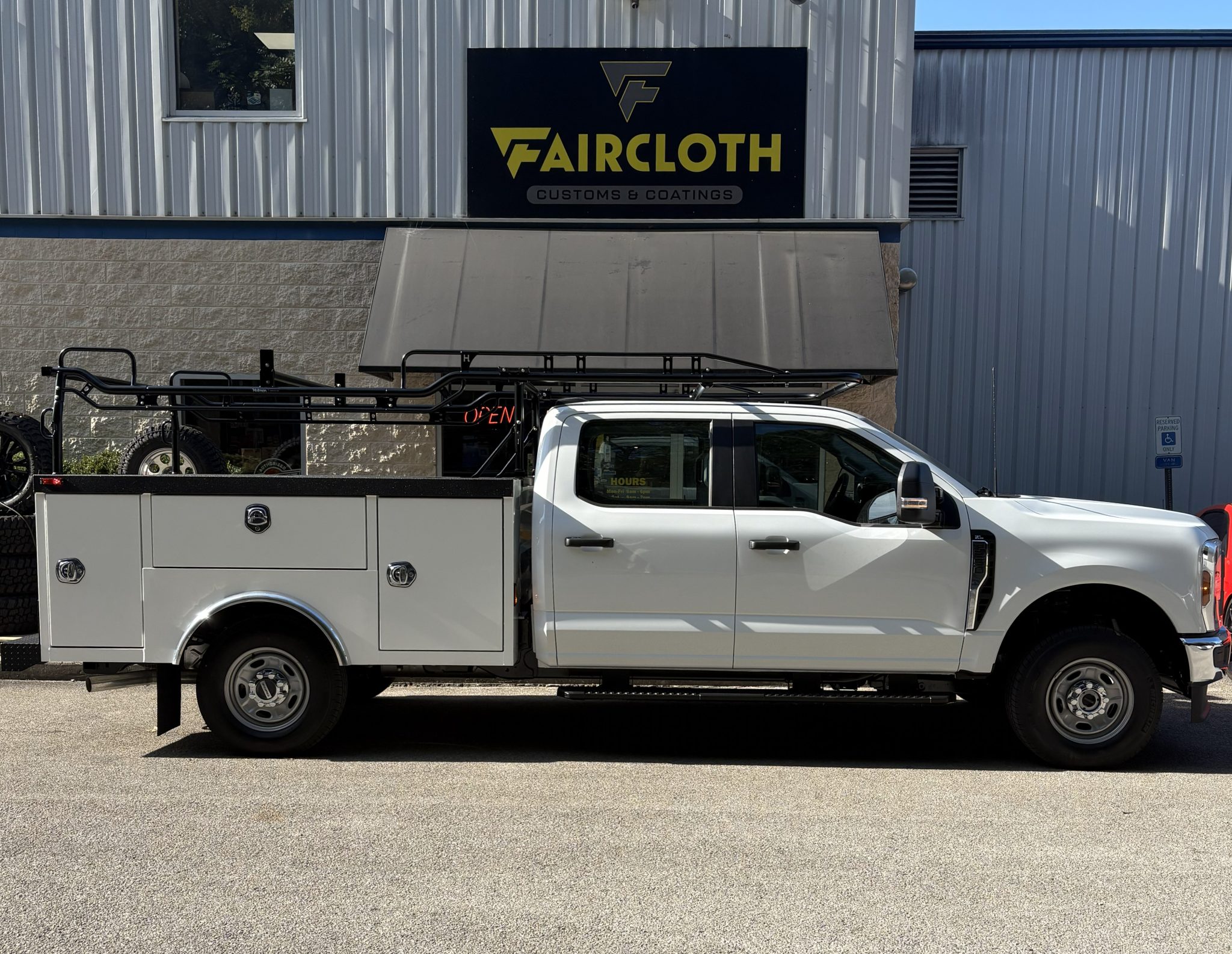 Holman Pro Rack for Service Bodies - Faircloth Customs & Coatings